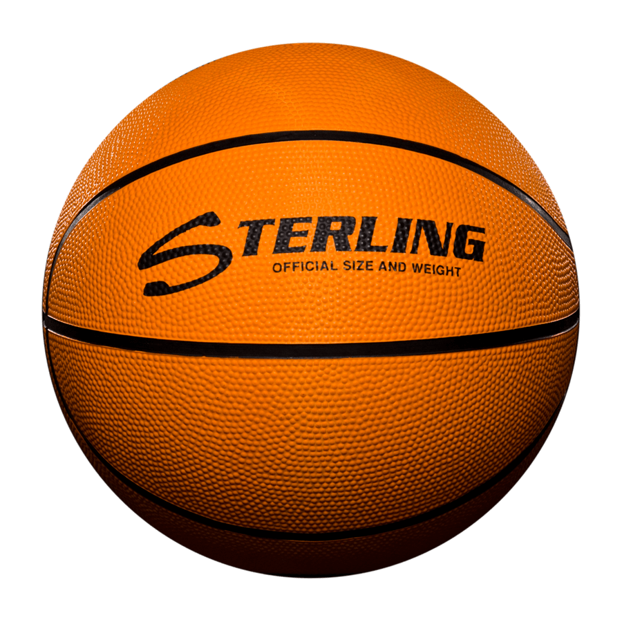 8 Panel Rubber Camp Basketball – Orange | Sterling Athletics