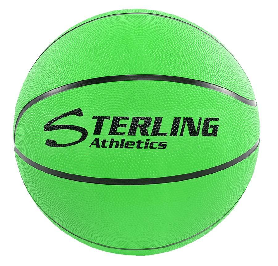Neon Green Rubber Camp Ball | Sterling Athletics