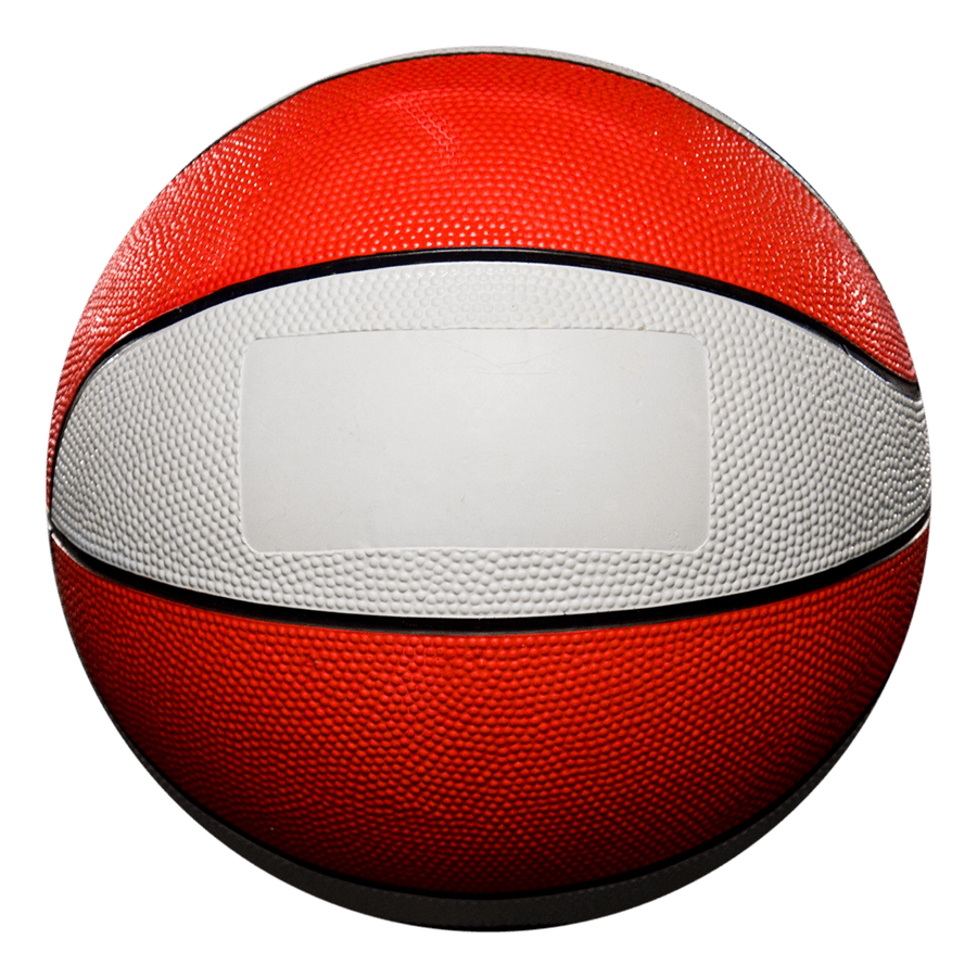 Speed Print 8 Panel Rubber Camp Basketball – Red White | Sterling Athletics